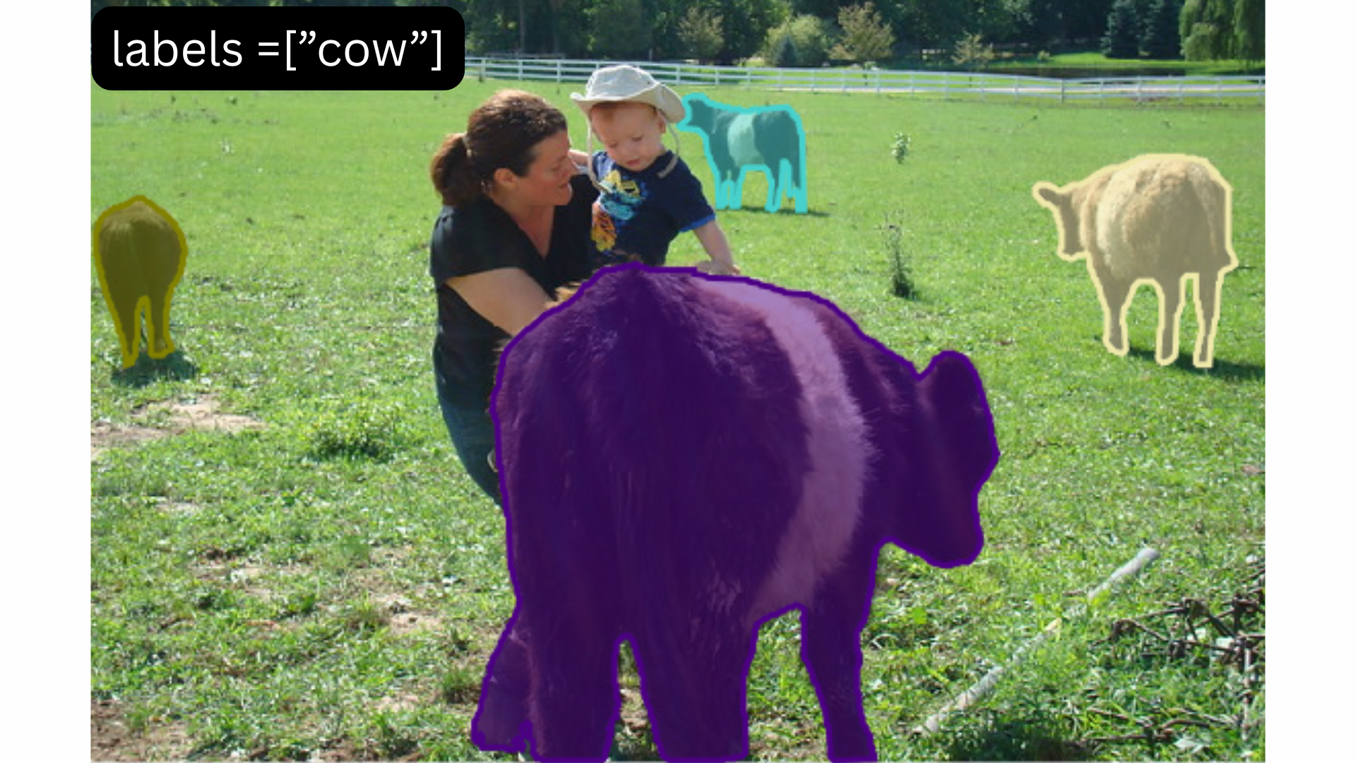 Vision Agent Using SAM-Description-Based Object Segmentation